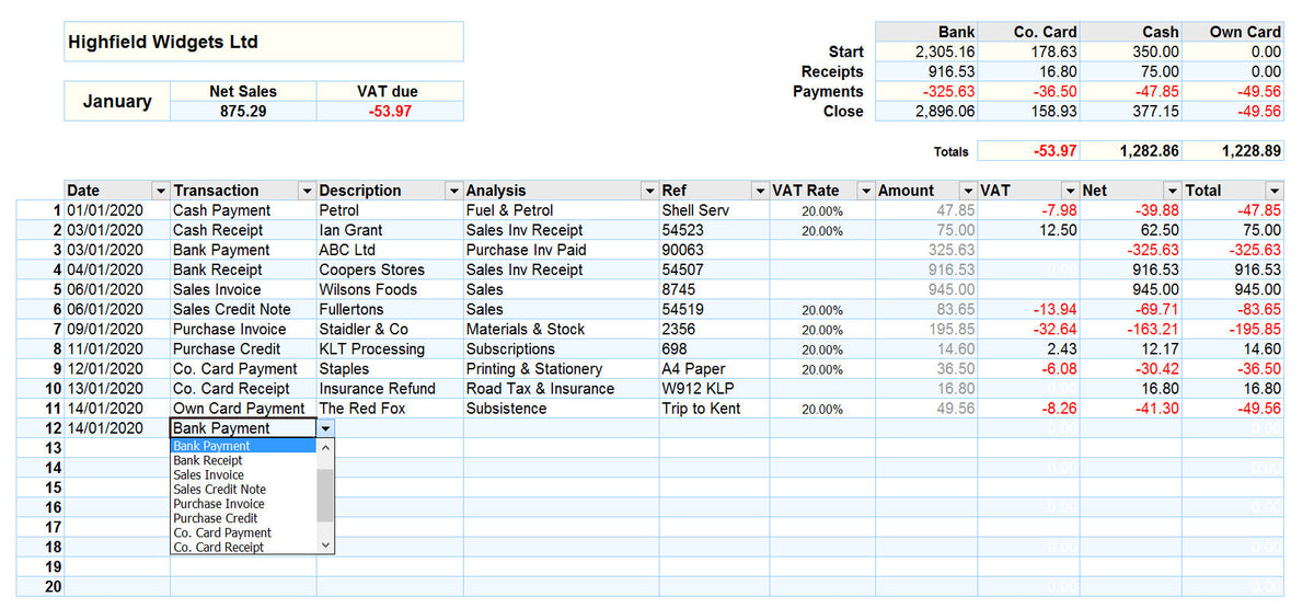 Accounting Spreadsheets for Mac Users - Now MTD Ready – Mr.SpreadSheet