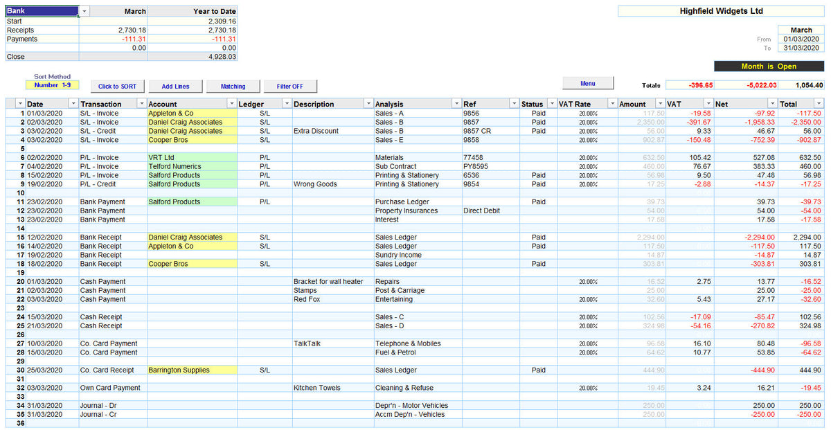 Accounting Starter Pack for new businesses – Mr.SpreadSheet